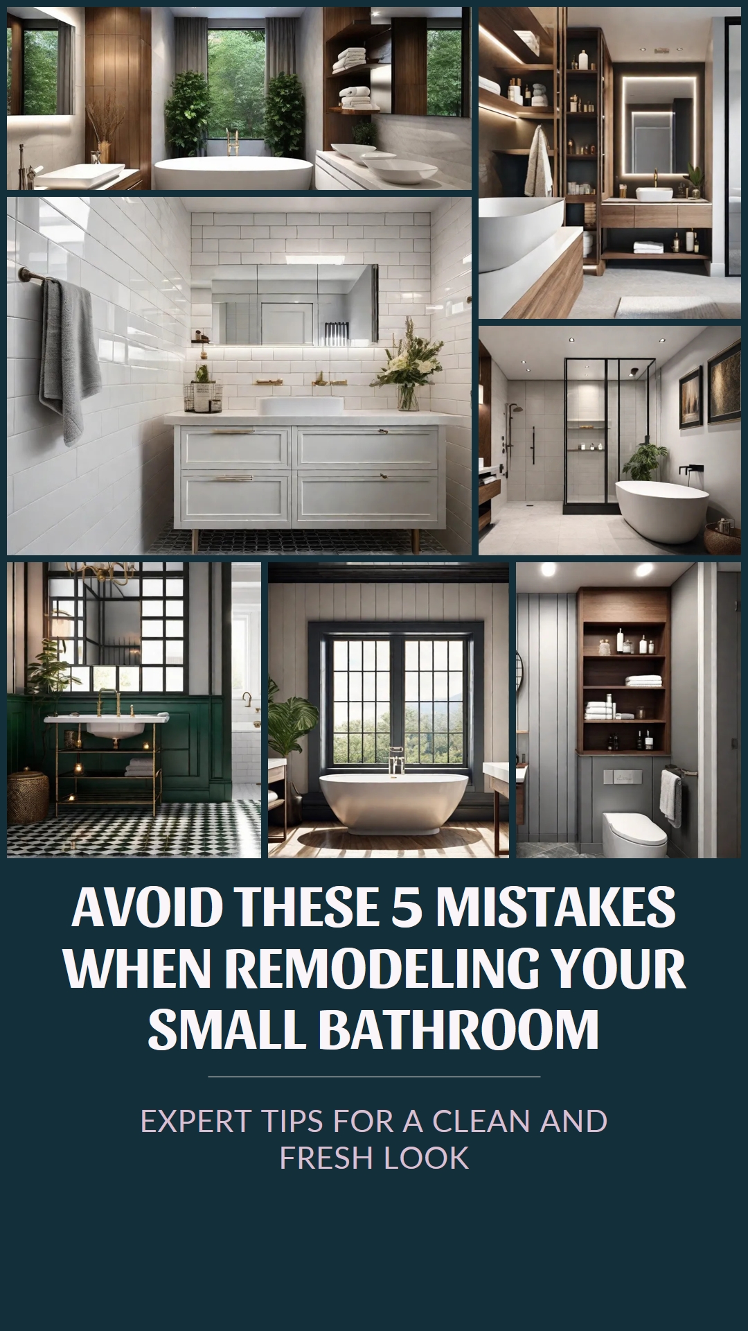5 Mistakes to Avoid When Remodeling a Small Bathroom - Decor Crowd