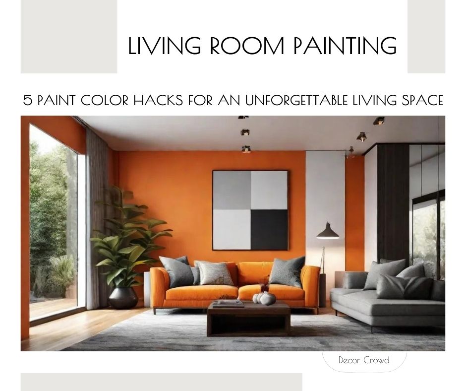 5 Paint Color Hacks for an Unforgettable Living Space - Decor Crowd