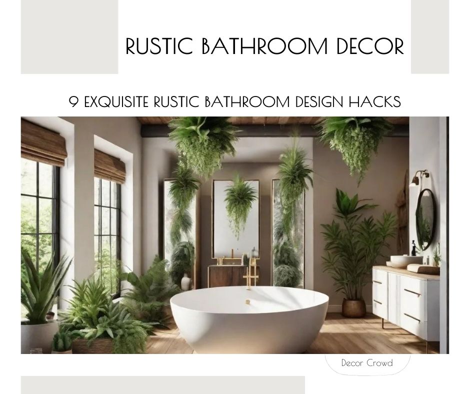 9 Exquisite Rustic Bathroom Design Hacks That Will Transform Your ...